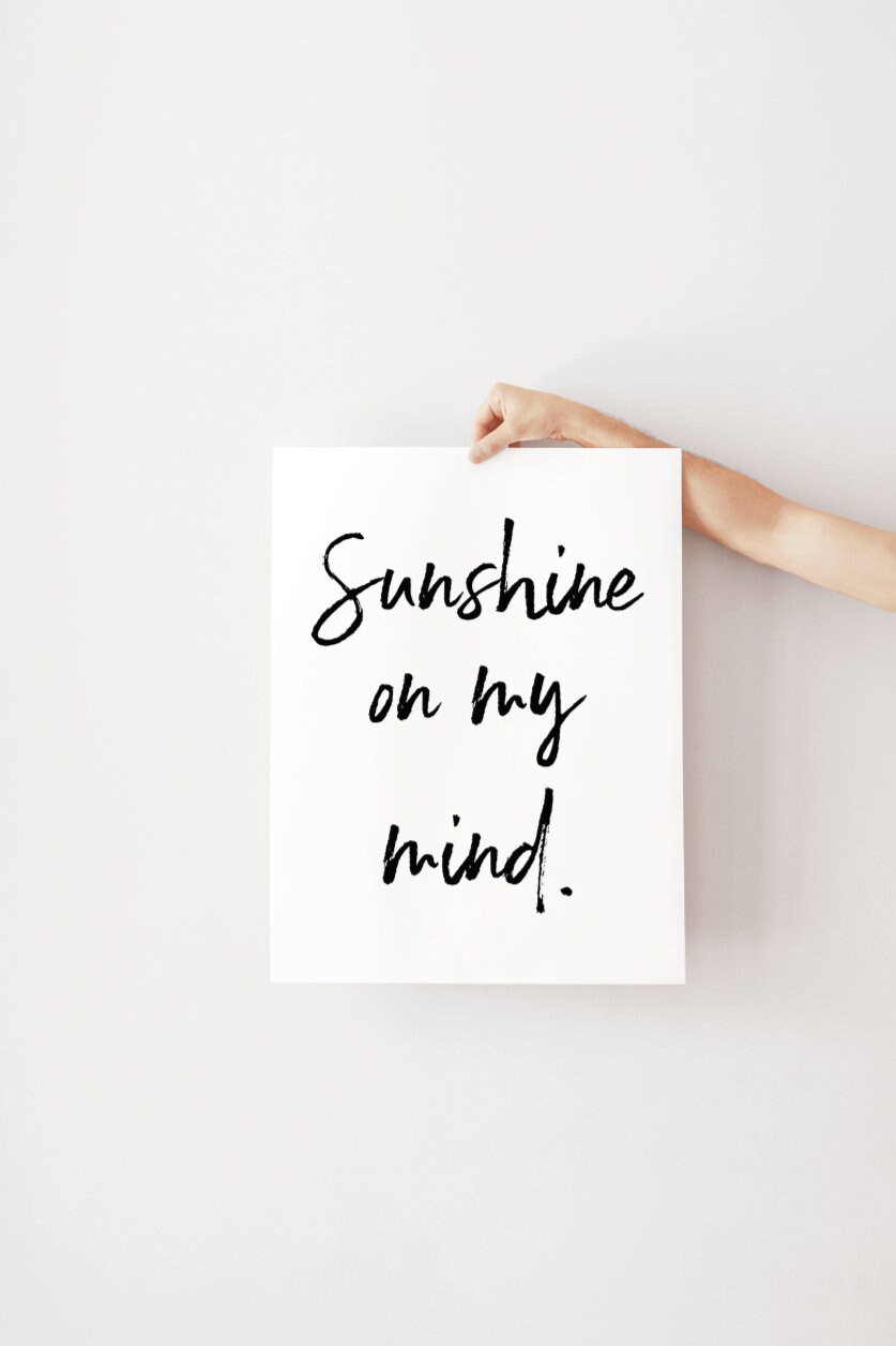 Inspirational Typography Art Print, Printable Quote Wall Art, Instant ...