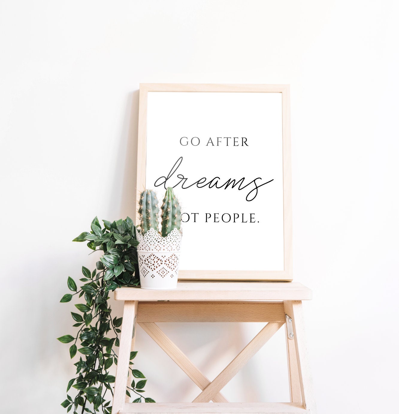 Minimalist Quote Wall Art Print, Home Printable Inspirational Quote ...