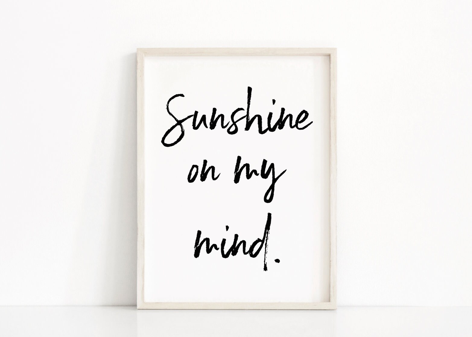 Inspirational Typography Art Print, Printable Quote Wall Art, Instant ...