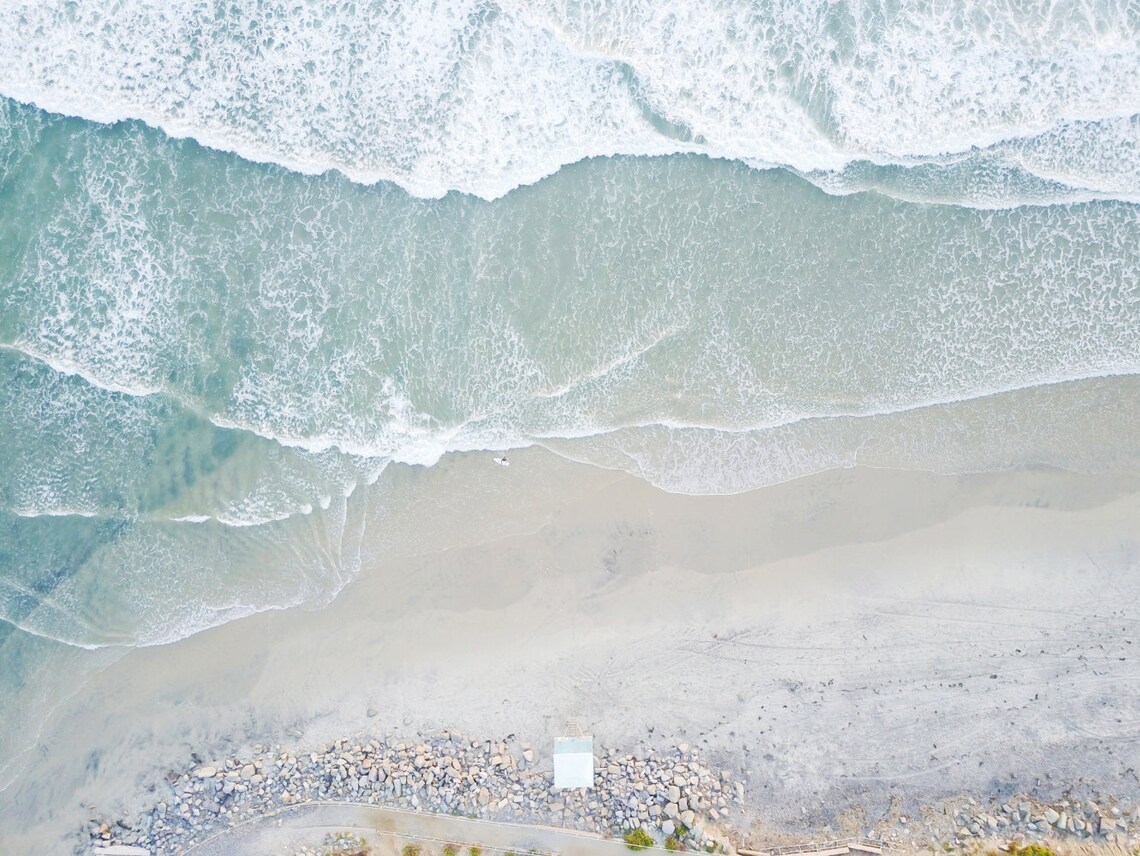 Large Coastal Digital Print, Printable Beach Poster, Summer Wall Art ...