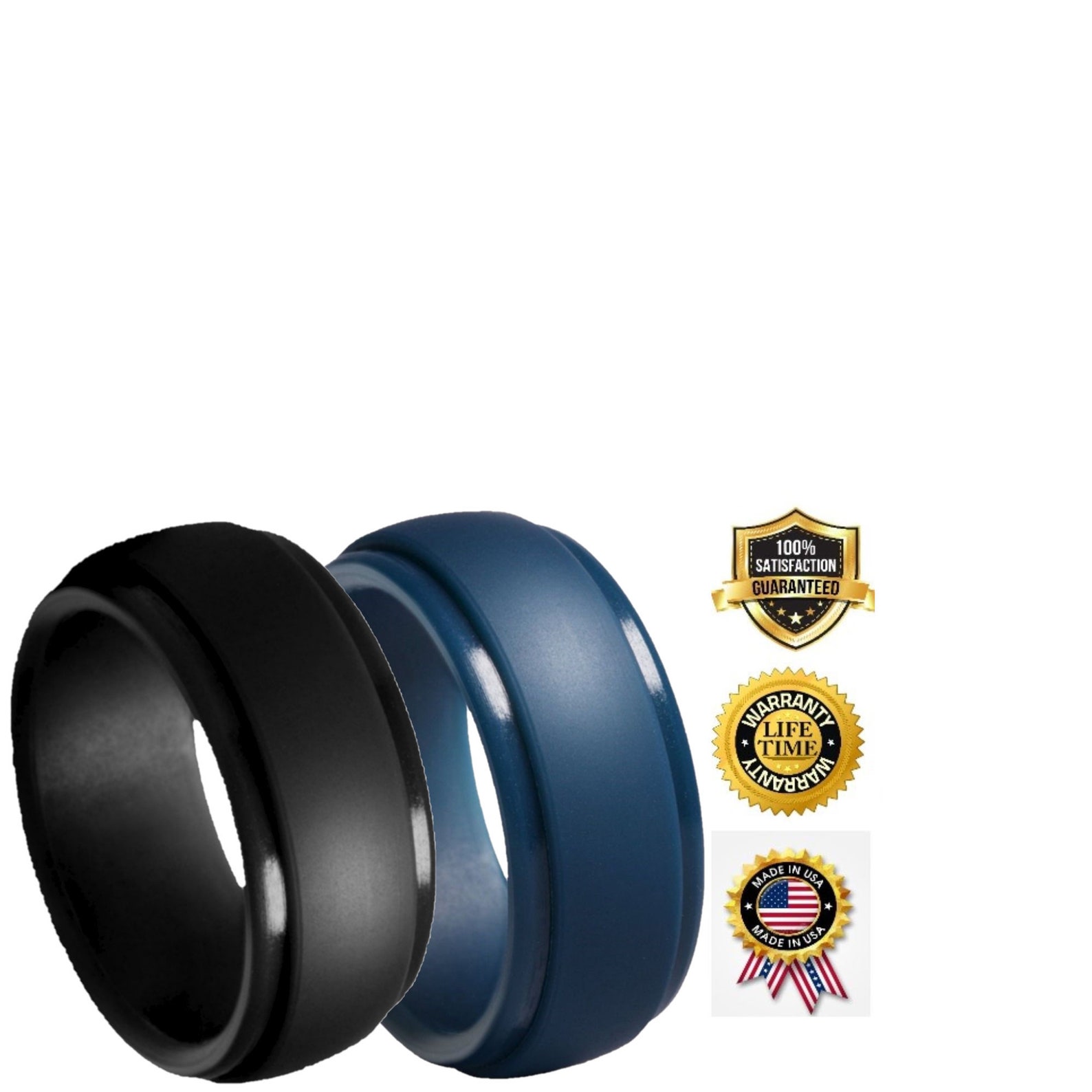 2 Pack Silicone Ring Alternative Ring Outdoor Rugged Lifestyle - Etsy