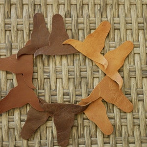 Western Design- Rustic Boho Chic- Leather Cowhead- Cowgirl - Genuine ...