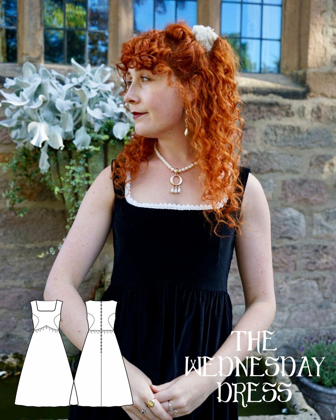 Wednesday Dress – Tudor & Renaissance Inspired Medieval Gothic Dress ...