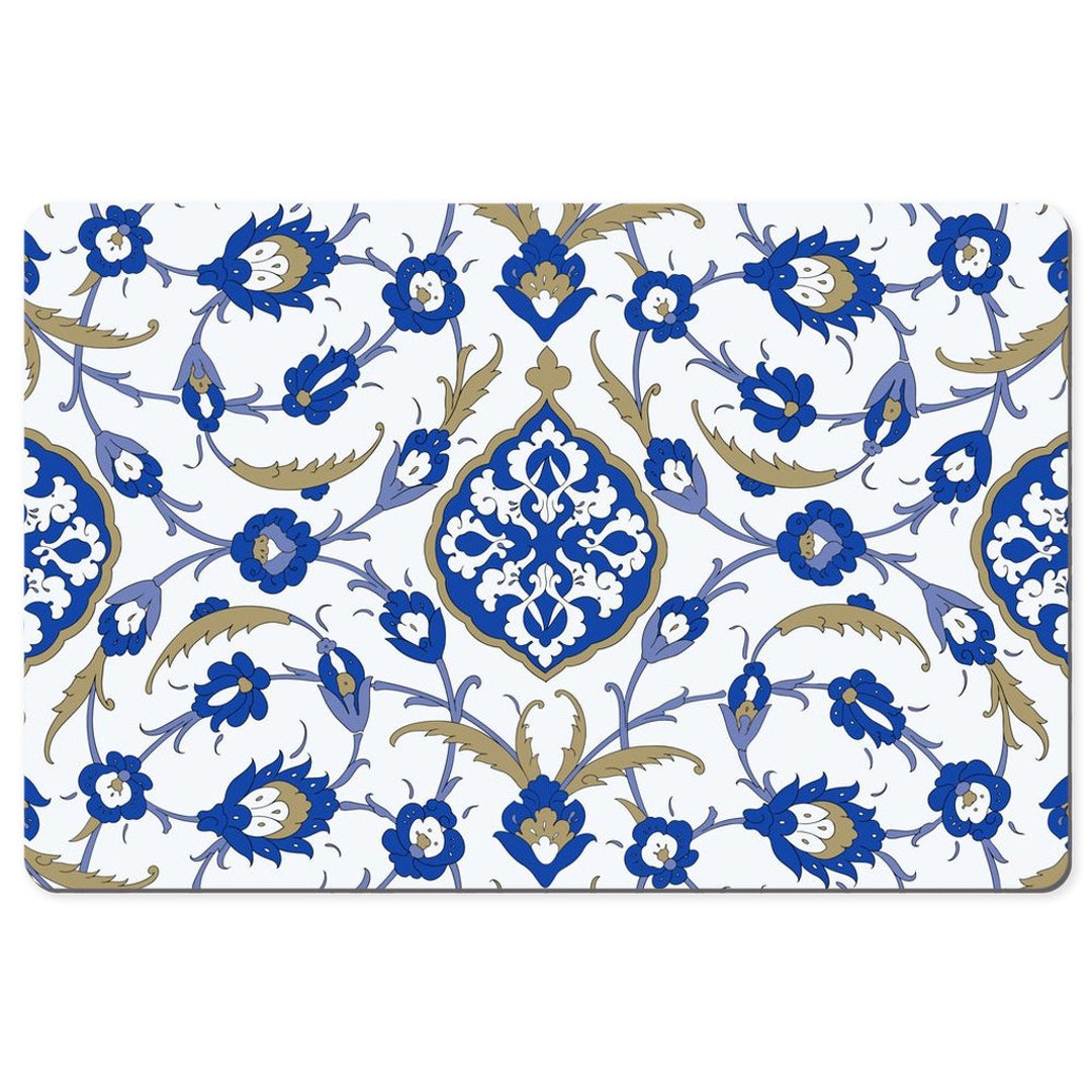 Ottoman Extra Large Desk Mat | Keyboard Mat Arabesque Flowers | Gaming ...