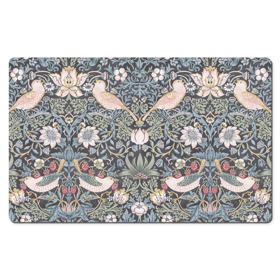 Floral Botanical Extra Large Desk Mat Keyboard Mat William - Etsy