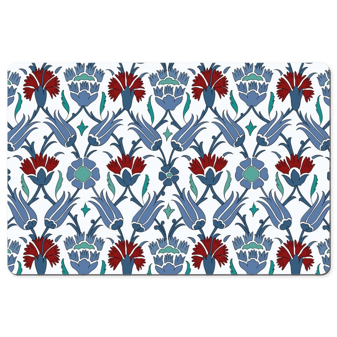 Ottoman Extra Large Desk Mat | Keyboard Mat Arabesque Flowers | Gaming ...