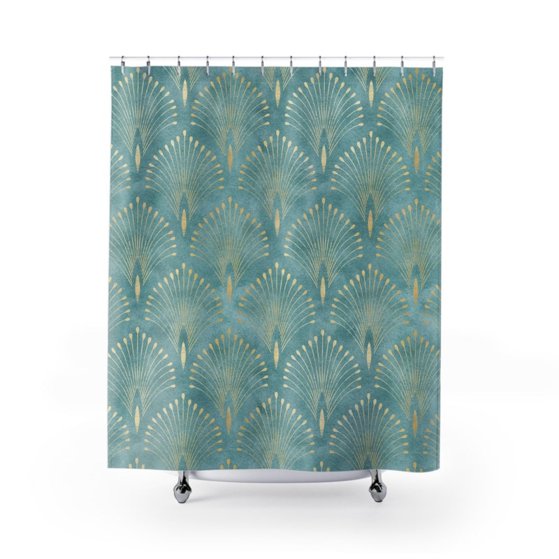 Turquoise Curtain - Etsy