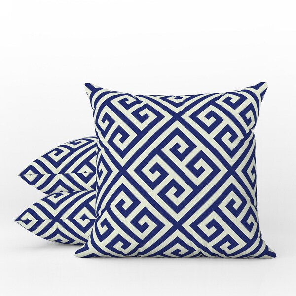 Greek Key Cushion - Etsy