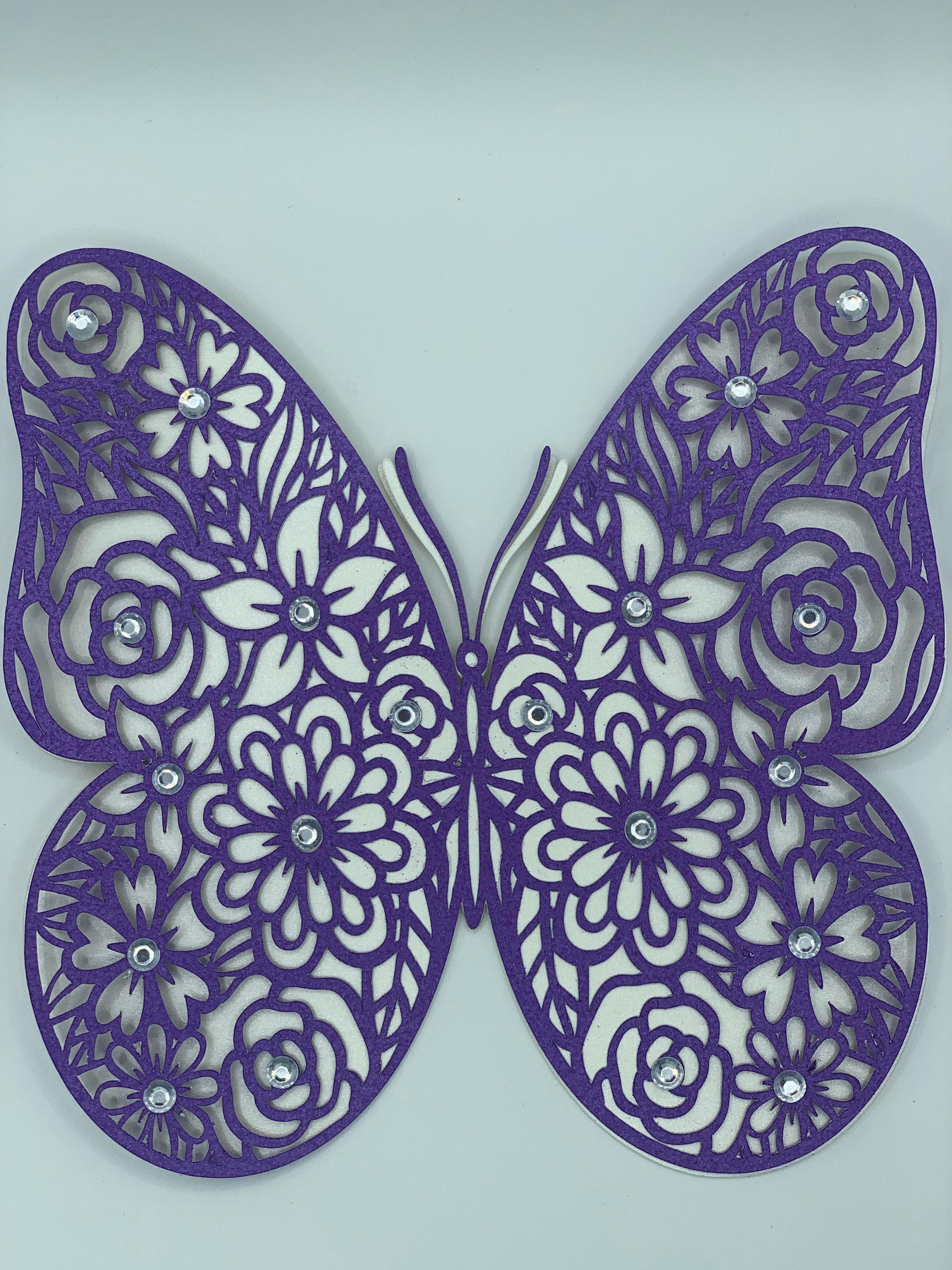 Butterfly greetings card open card butterfly themed card | Etsy