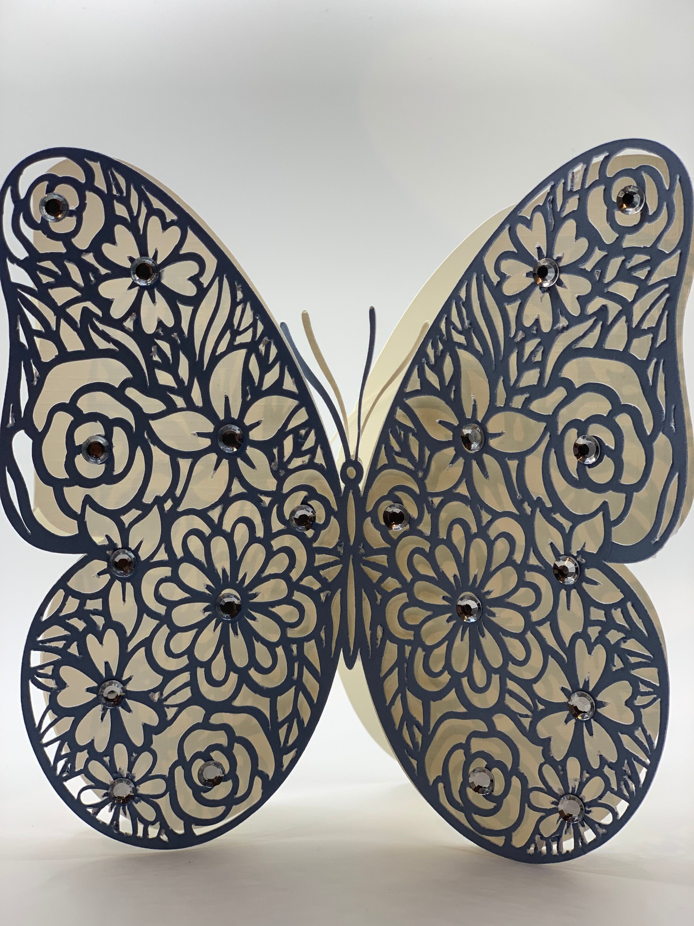 Butterfly greetings card open card butterfly themed card | Etsy