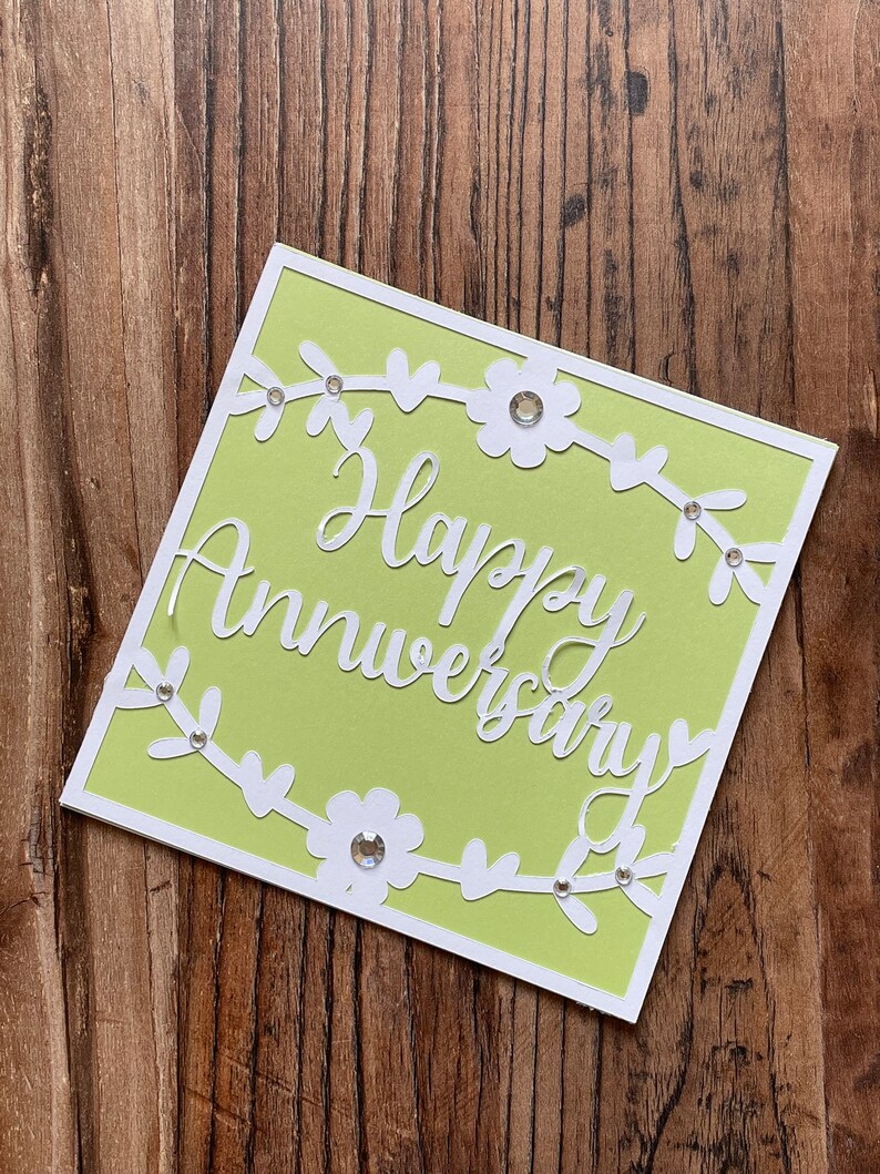 Happy Anniversary Card, Wedding Anniversary Card, Open Anniversary Card ...