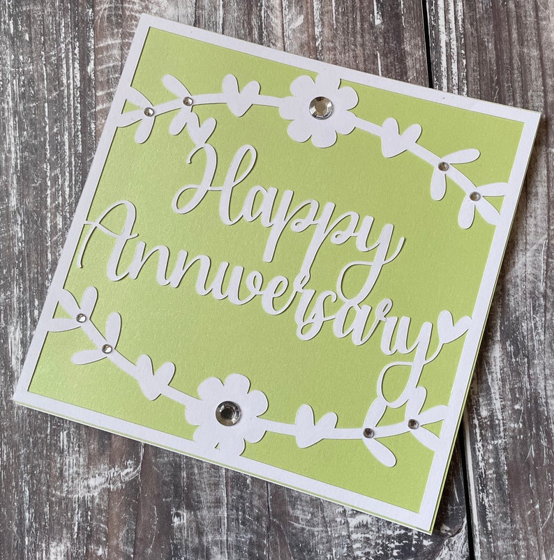 Happy Anniversary Card, Wedding Anniversary Card, Open Anniversary Card ...