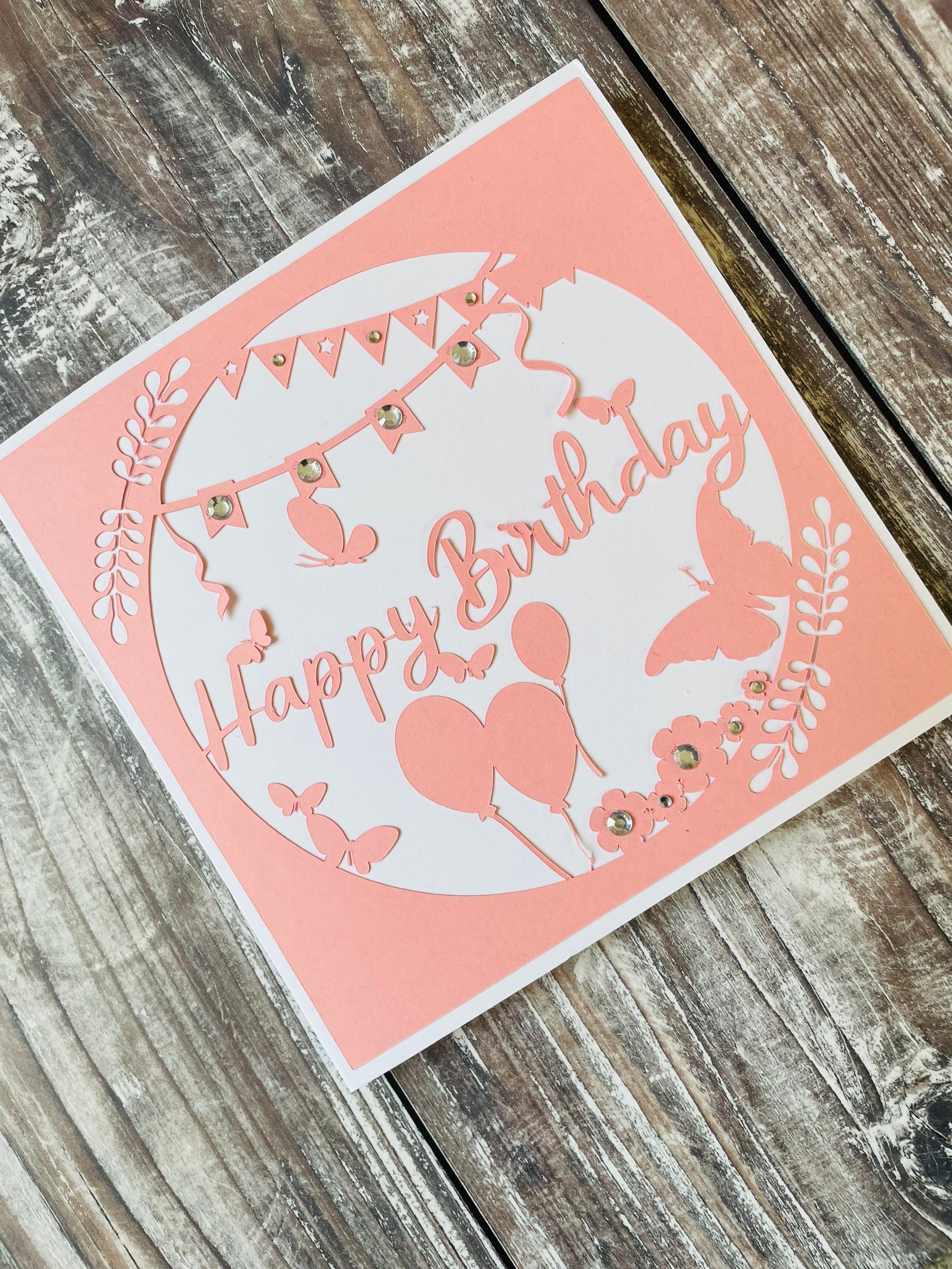 Birthday Card, Paper Cut Birthday Card, Children's Birthday Card, - Etsy UK