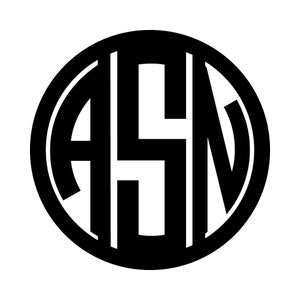 Personalized Gatsby Monogram Acrylic Coaster Set of Four-custom Mirror ...