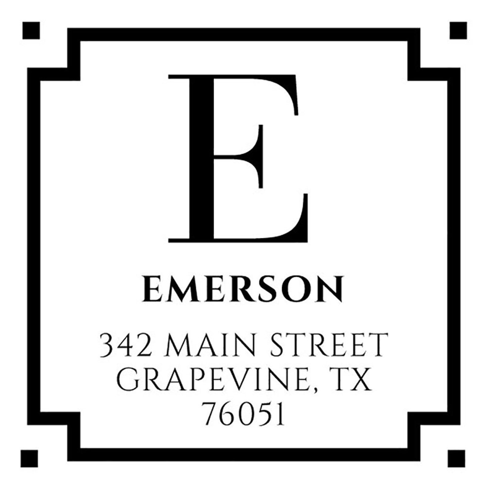 Custom Address Stamp Emerson Design Three Designing Women | Etsy