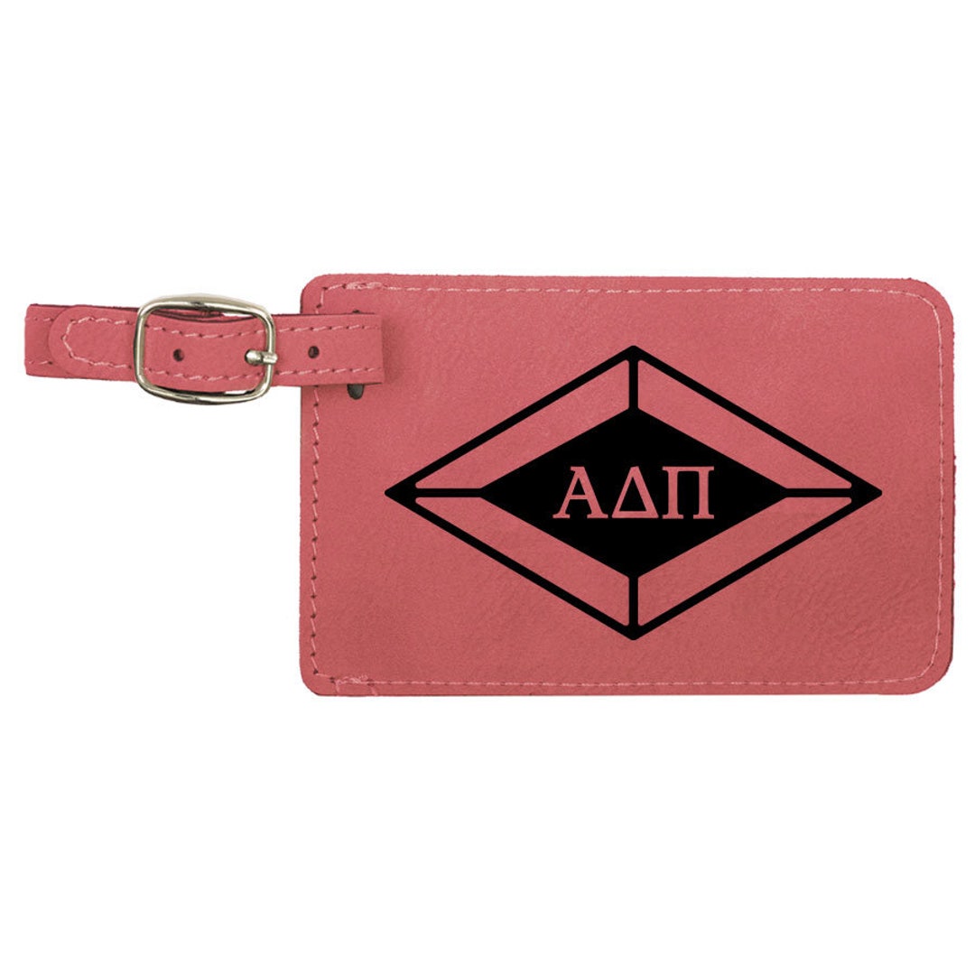 Alpha Delta Pi Engraved Set Two Luggage Tags Sorority Greek Custom Gift ...