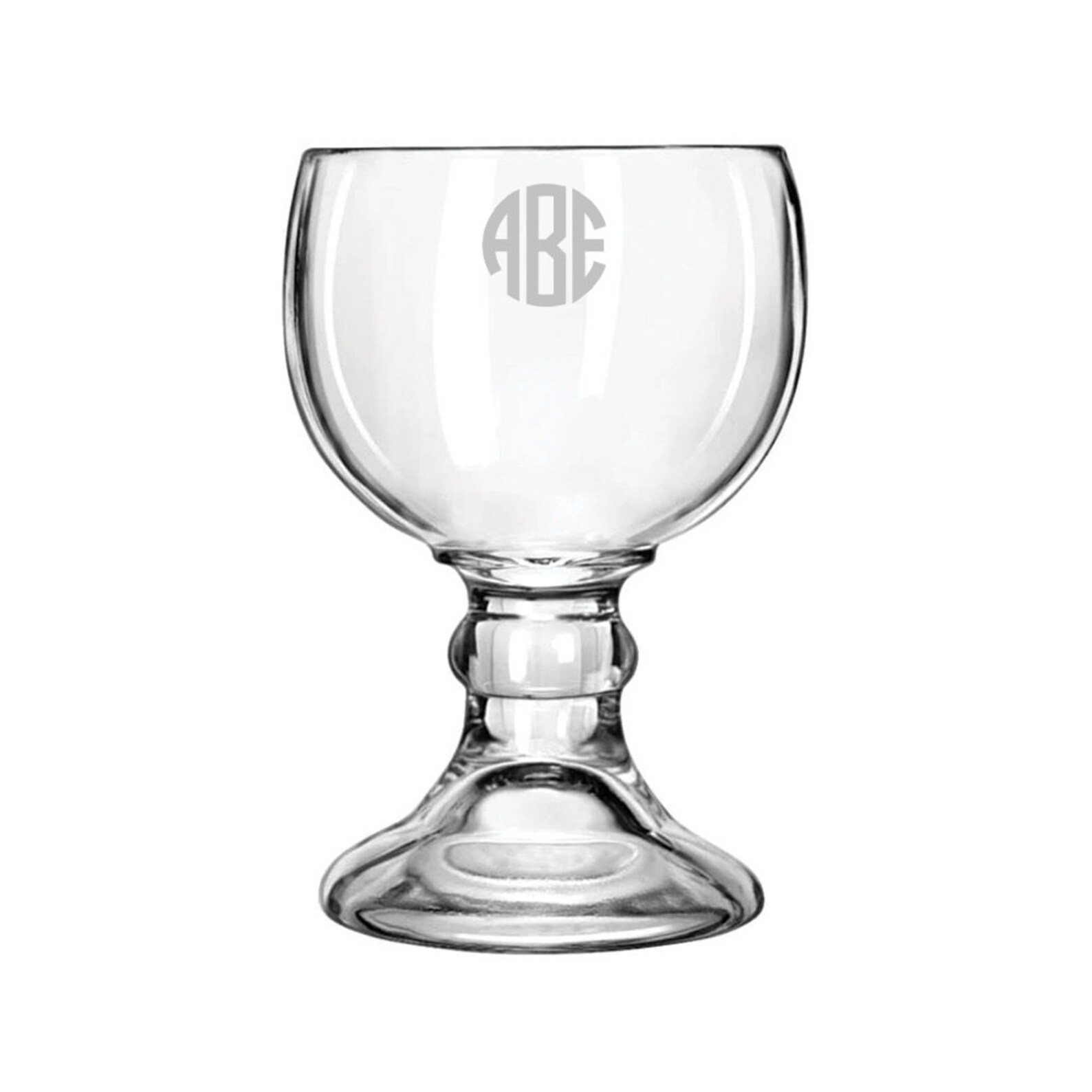 Personalized Engraved Glass Chalice Custom Monogram Barware | Etsy