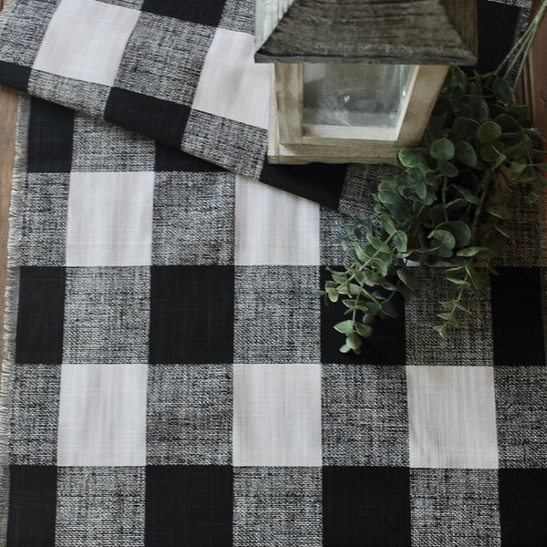 Buffalo Check Table Runner - Etsy