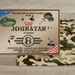 Camouflage Military Birthday Invitation, Army Party Invite (digital ...