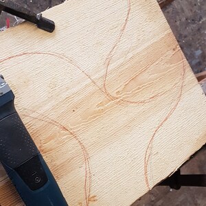 Modern WAVY WOODEN PINE Wave Art Deco Wallhanging Geometric Home Relief ...