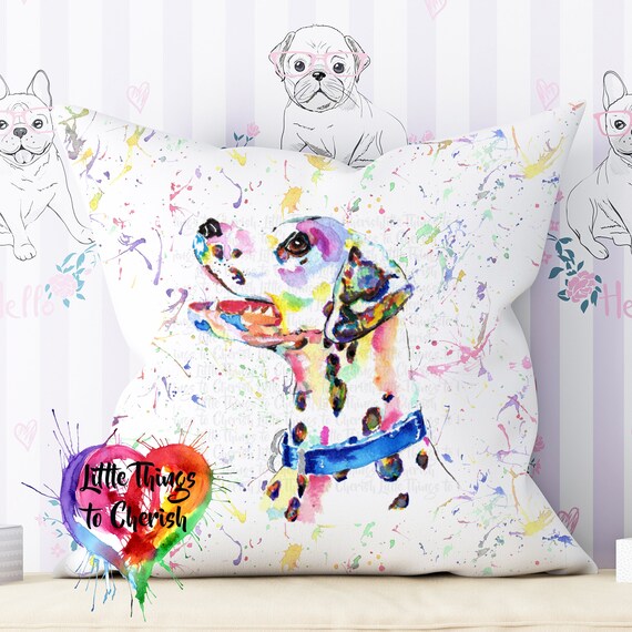 Dalmatian Dog Graphics Rainbow Dalmation Art Digital - Etsy