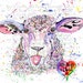 Ewe Clipart Sheep Graphics Rainbow Sheep Ewe Clip Art Ewe Png Farm ...