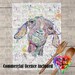 Goat Clipart Goat Graphics Rainbow Goat Clip Art Goat - Etsy UK