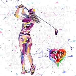 Golfer Clipart Female Golfer Female Sport PNG Golfer Clip Art Sport ...