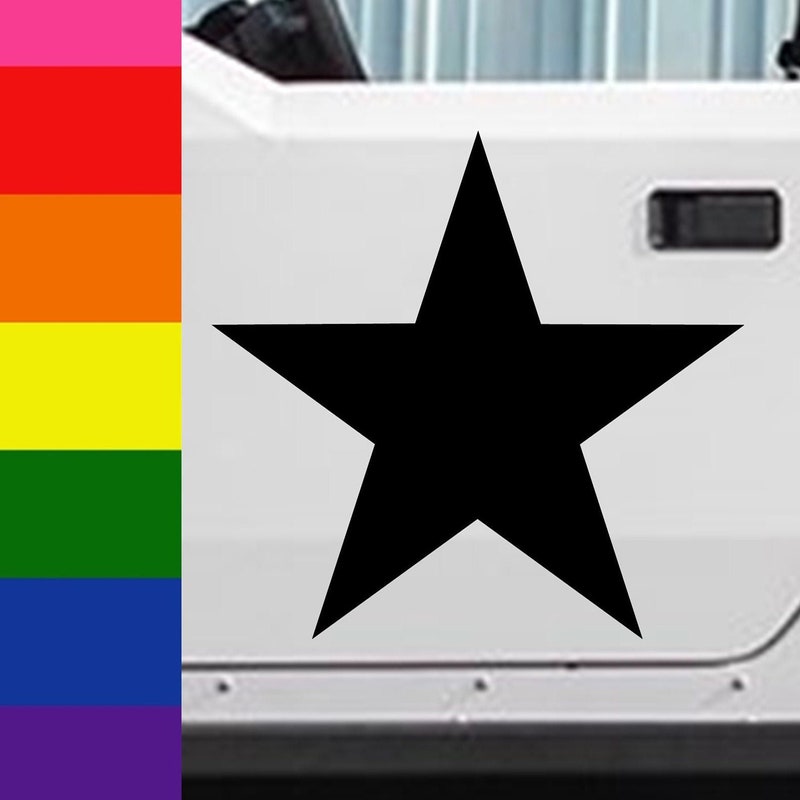 Star Vinyl Decal - Etsy