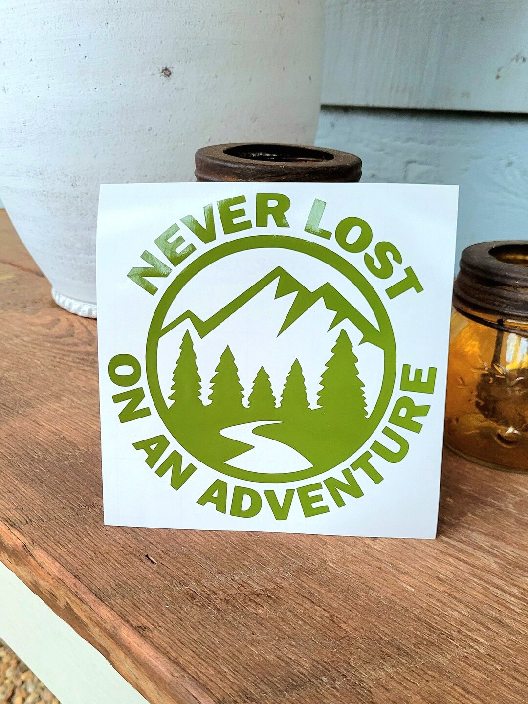 Never Lost on an Adventure Vinyl Decal - Car, Truck, RV - Etsy