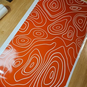 Topography Vinyl Decal Sticker DIY for Your Car, Truck, Windows, RV ...