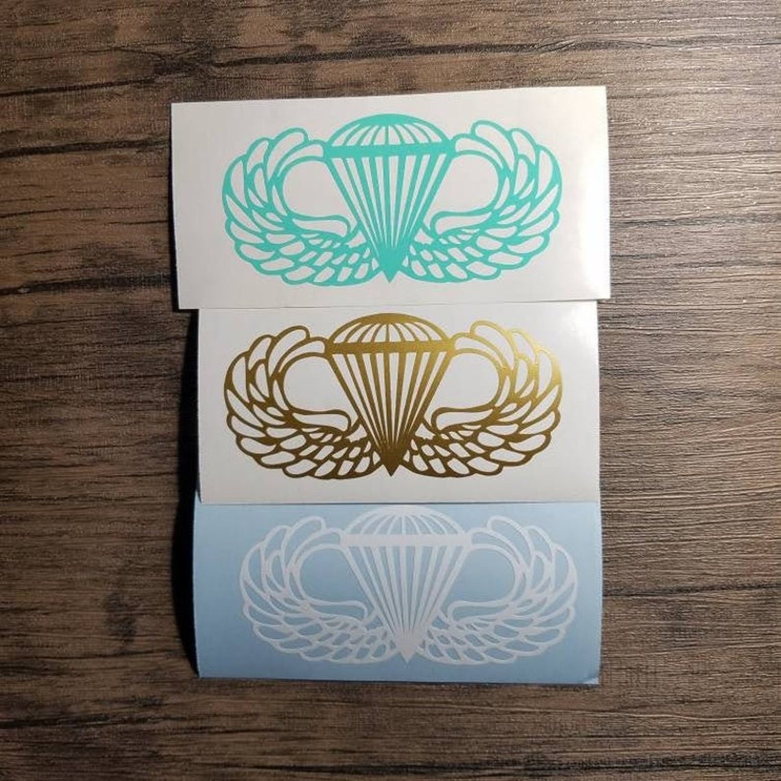 Army Jump Wings Vinyl Decal, Airborne Insignia Badge - Etsy