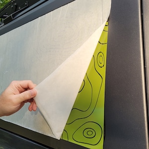 Topography Vinyl Decal Sticker DIY for Your Car, Truck, Windows, RV ...