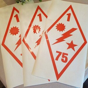 Army 75th Ranger Regiment Vinyl Window Decal Sticker, Ranger Insignia ...