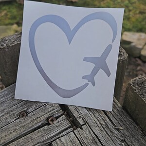 Love to Fly Vinyl Decal Sticker for Car, Window, Laptop, Phone, Cup ...