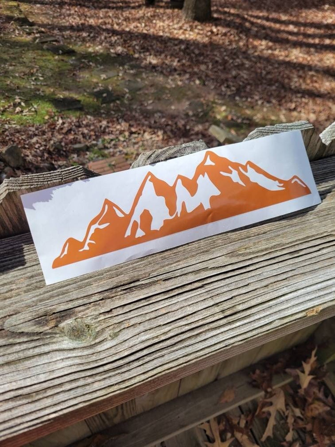 Mountains Graphics Vinyl Decal for Car, Truck, RV, Camper | Single ...