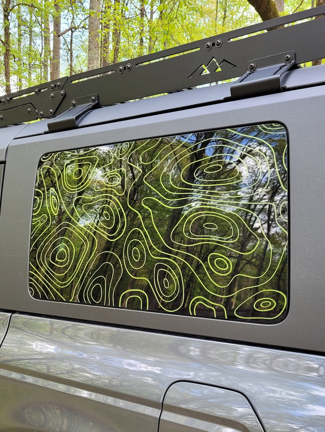 Topography Lines Vinyl Decal for Car Truck RV Camper Window Trailer Van ...