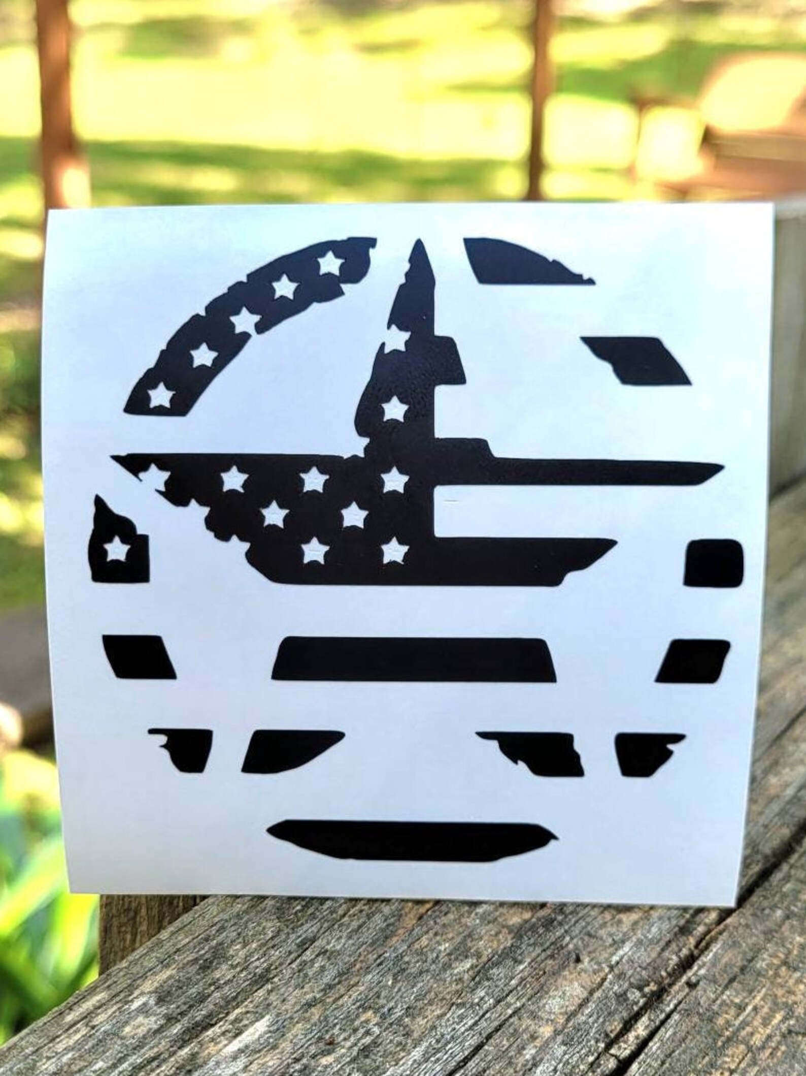American Flag Star Vinyl Decal for Car, Truck, RV - Etsy