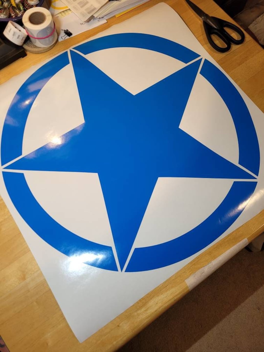 Star Vinyl Decal Sticker for Car, Truck, Military Vehicle - Etsy