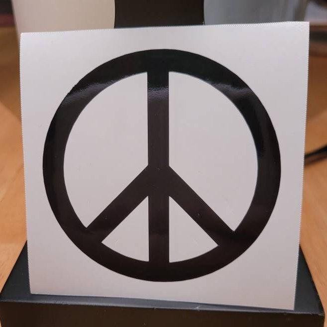 Peace Symbol Vinyl Decal Sticker for Car Van Truck Laptop - Etsy