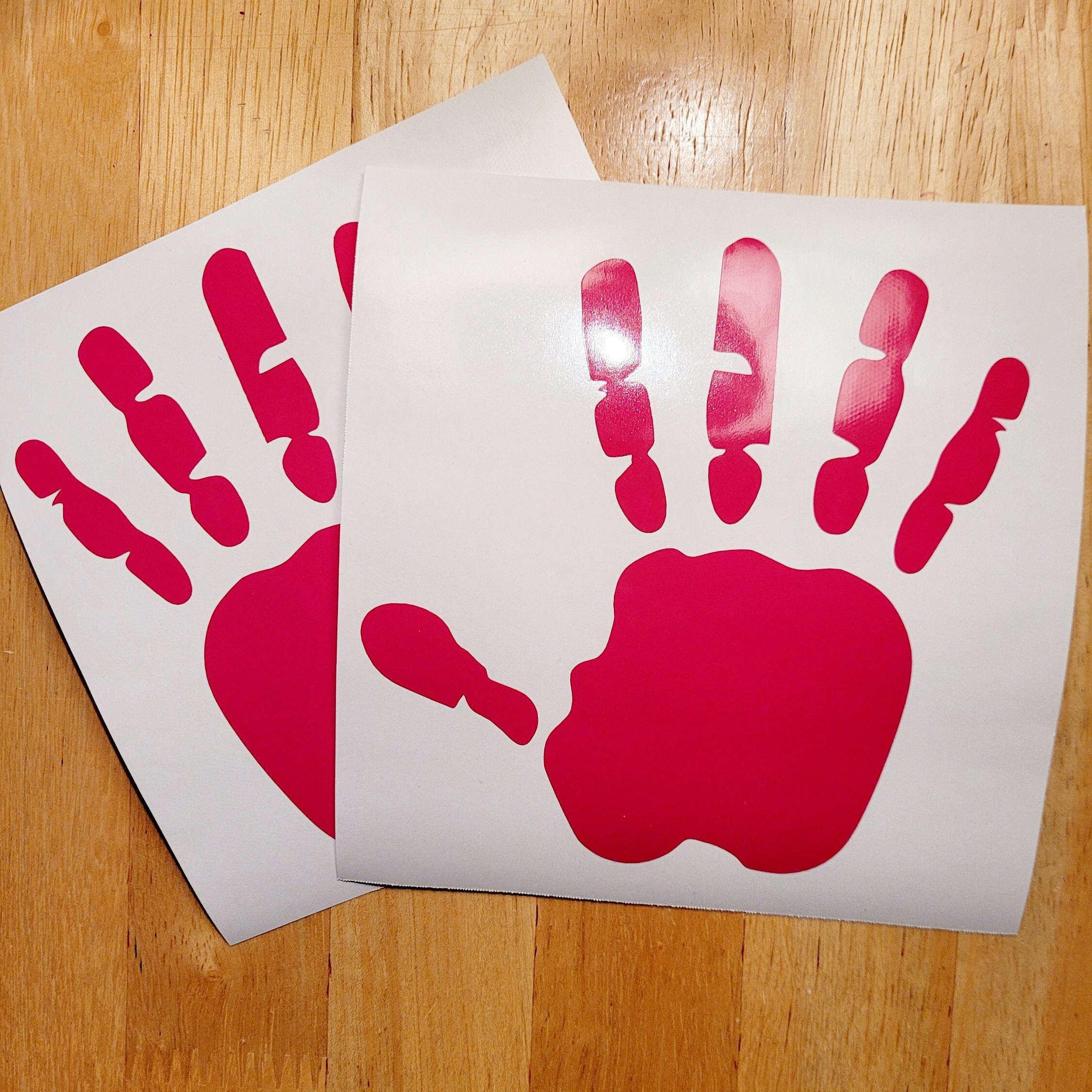 Hand Wave Vinyl Decal Sticker With for Car Laptop Cup Mug | Etsy