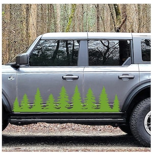 Trees Forest Side Graphics Vinyl Decal Sticker Single or Set for Your ...