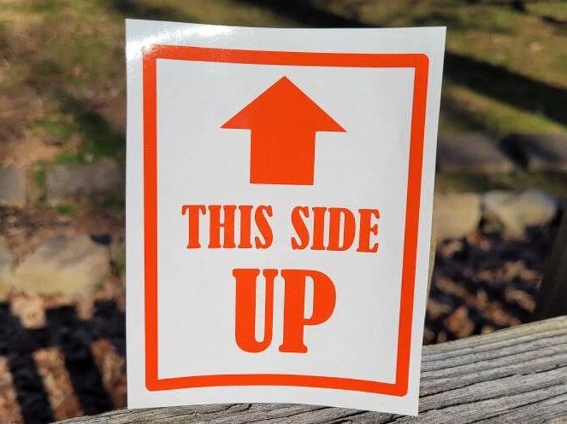 This Side up Vinyl Decal Sticker for Truck ATV Side by Side - Etsy