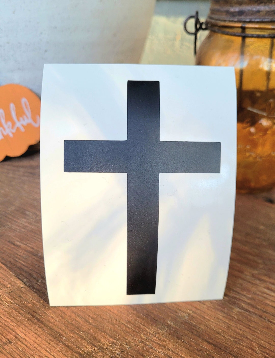 Christian Cross Vinyl Decal Sticker for Car Truck Laptop - Etsy
