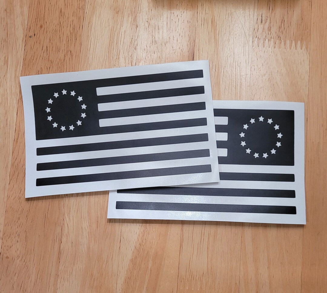 Betsy Ross Flag Vinyl Decal Set, Car Truck RV Decor - Etsy