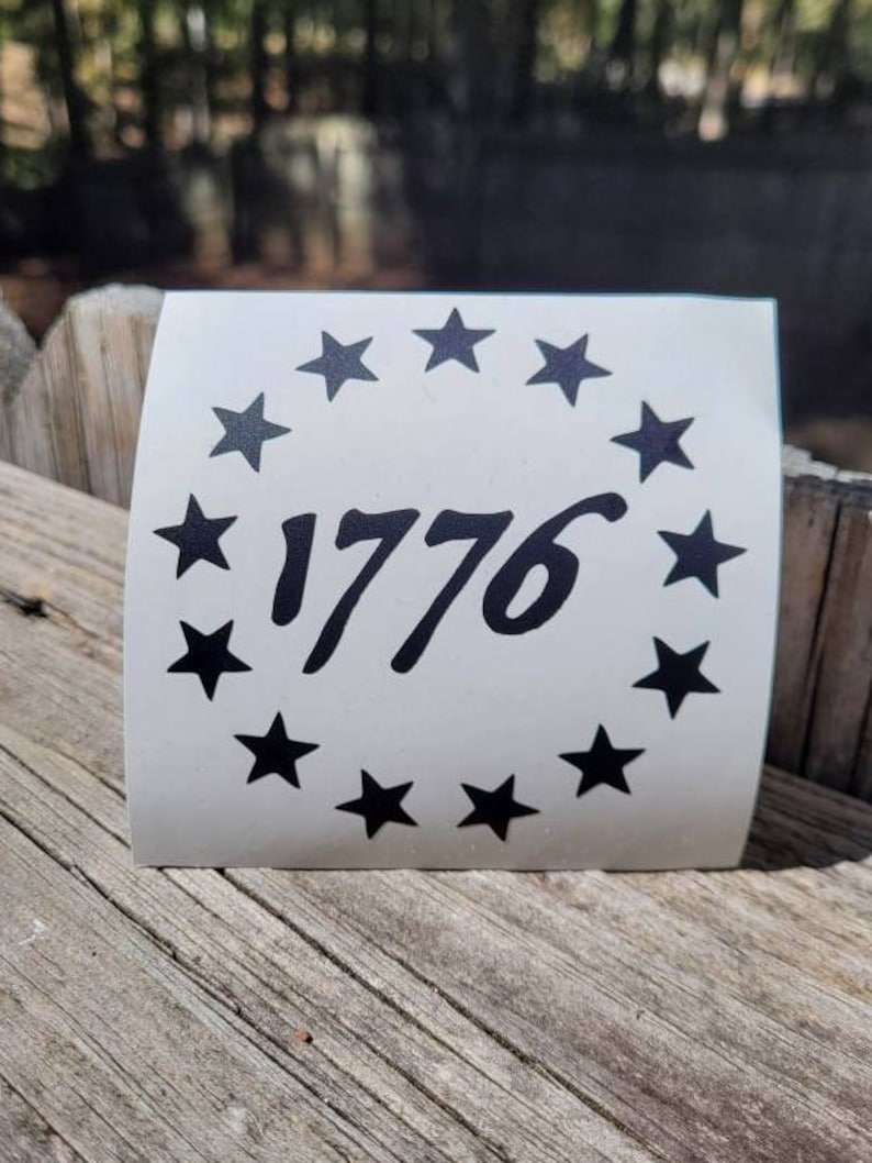 Betsy Ross 1776 Vinyl Decal Sticker - Etsy