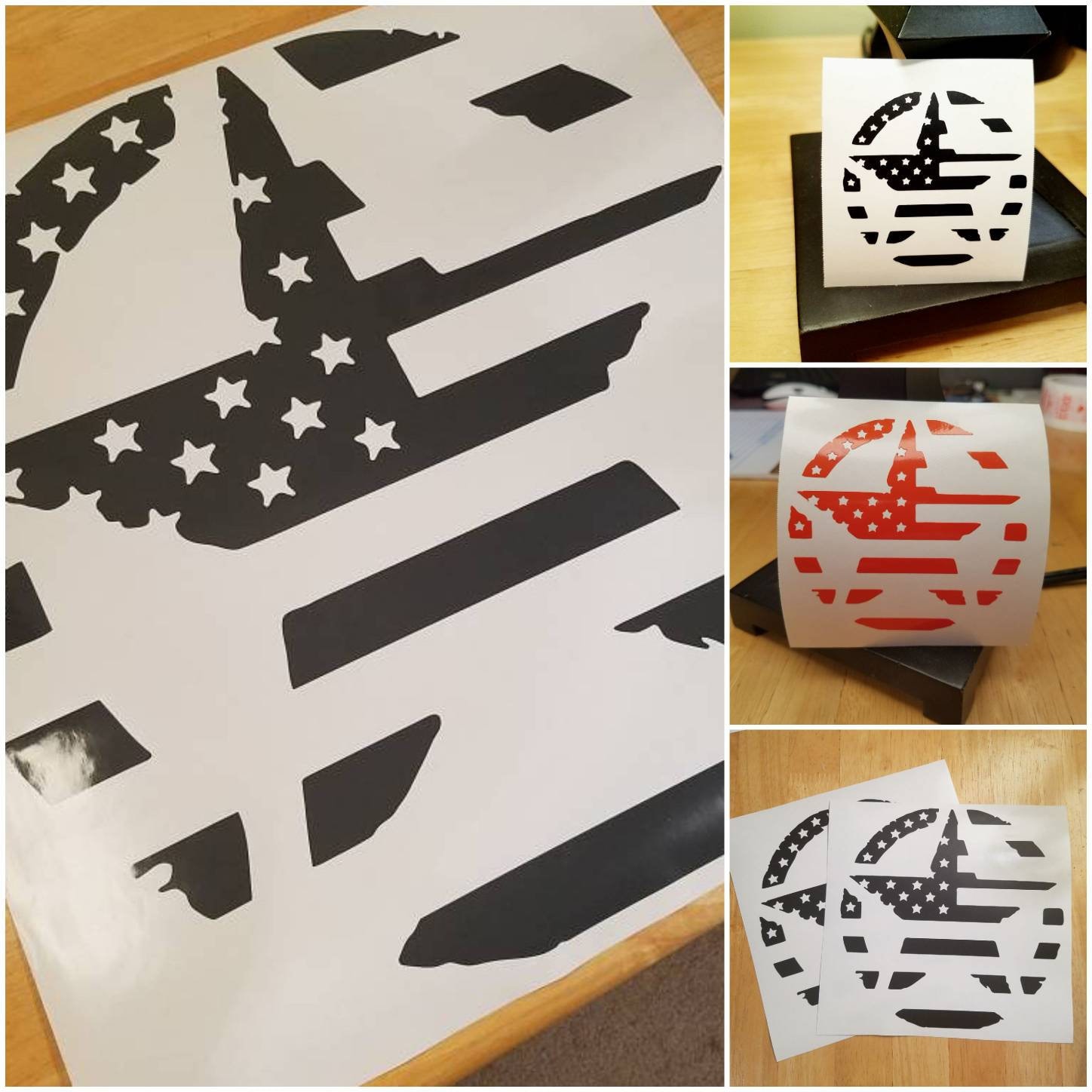 American Flag Star Vinyl Decal for Car, Truck, RV - Etsy