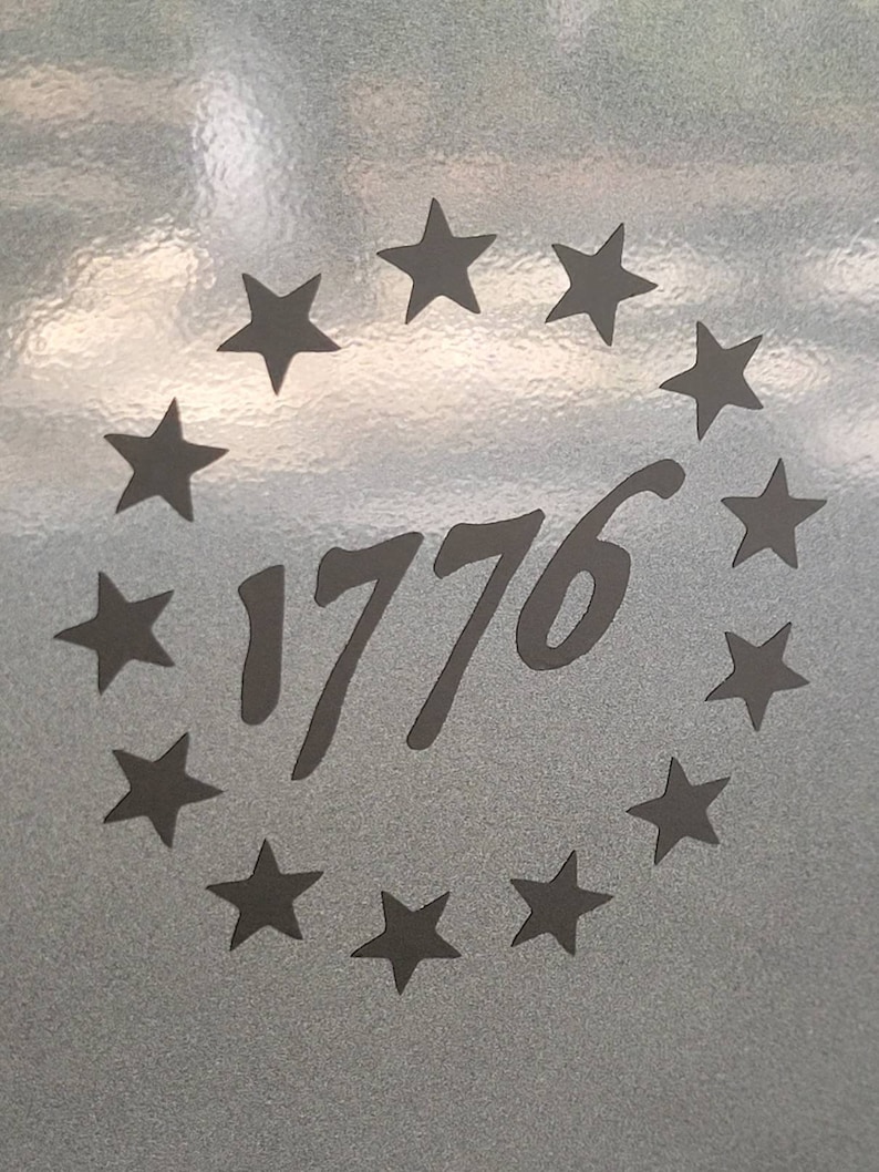 Betsy Ross 1776 Vinyl Transfer Decal Sticker for Car Truck - Etsy
