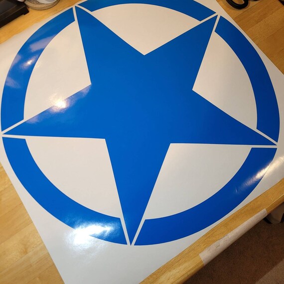 Military Star Vinyl Decal Sticker for Hood Door Fender - Etsy Canada