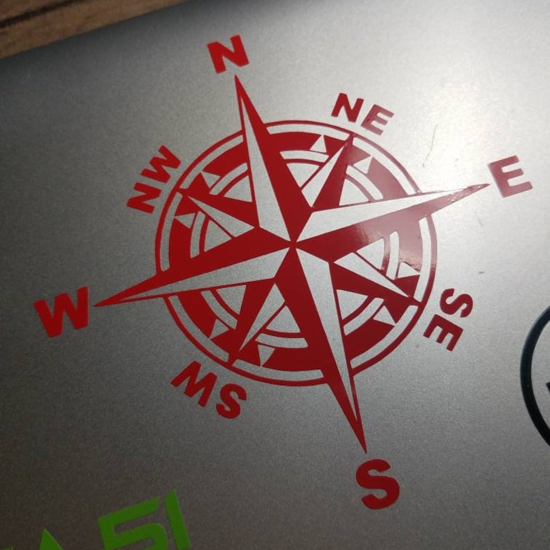 Compass Vinyl Decal Sticker for Car Truck Cup Laptop Tumbler - Etsy